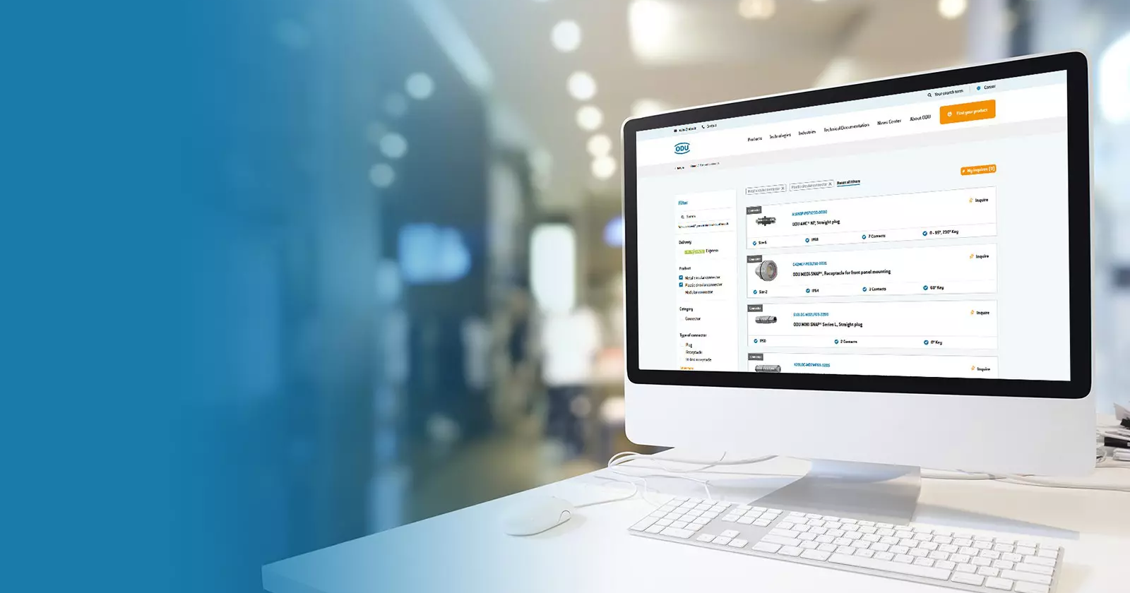 Product Finder | Find the connector for your application | ODU