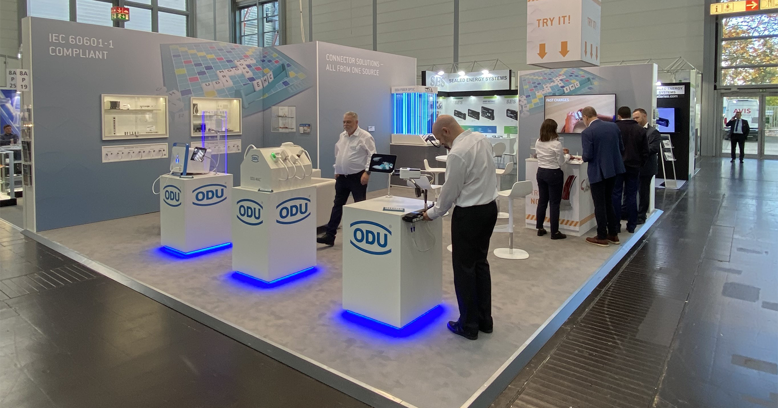 Broad connector portfolio for medical technology - ODU at the Compamed 2024